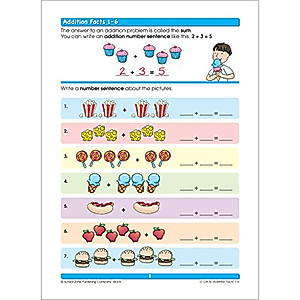 School Zone Addition and Subtraction Workbook: 1st Grade Math, Place Value, Regrouping, Fact Tables, and More (School Zone I Know It!® Workbook Series)