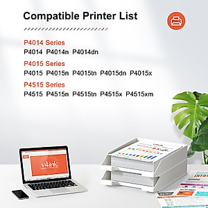 v4ink Compatible Toner Cartridge Replacement for HP 64A CC364A (1-Pack) Work with Laserjet P4014 P4014n P4014dn P4015 P4015n P4015tn P4015dn P4015x P4515 P4515n P4515tn P4515x P4515xm Printer