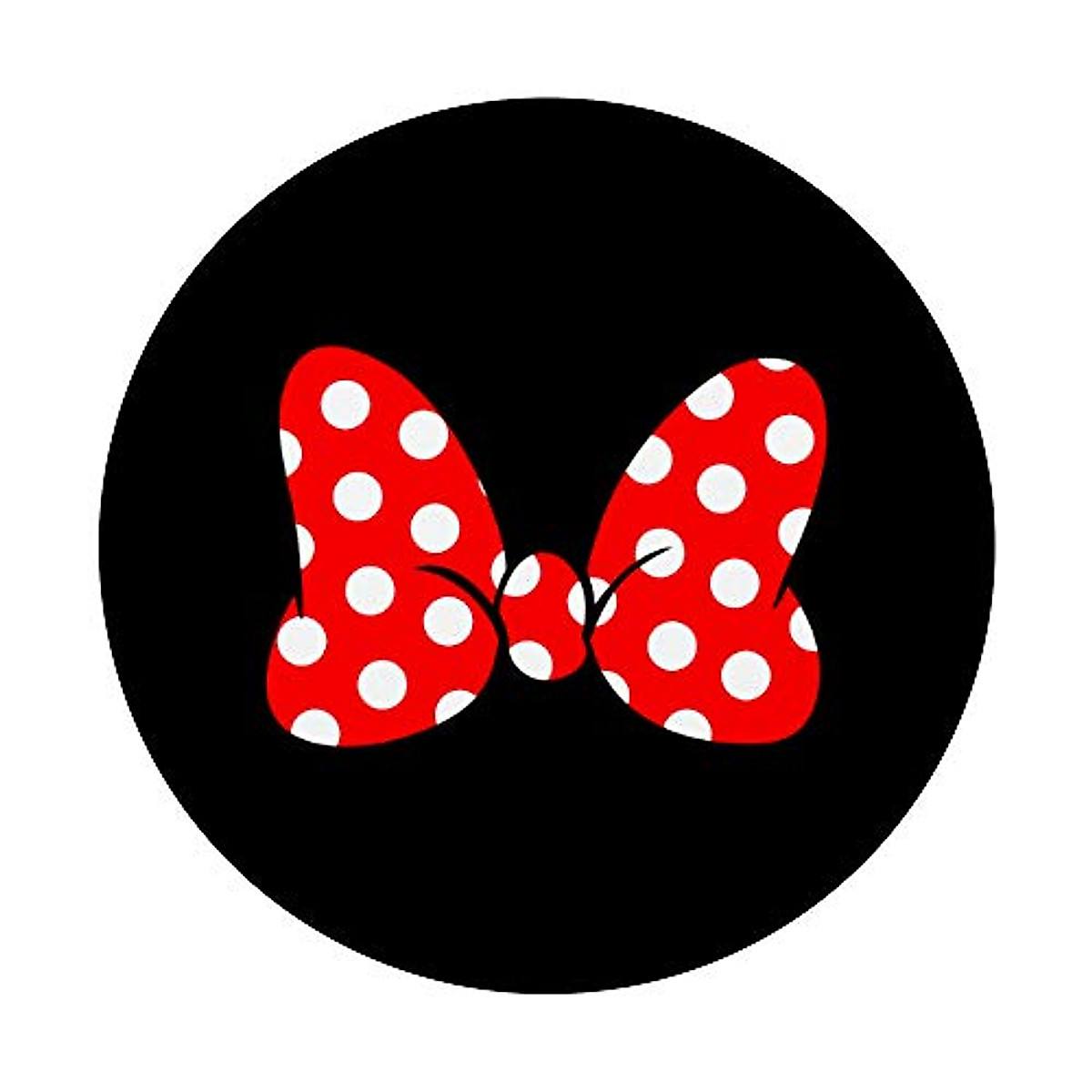 Popular Red and White Polka Dot Bow PopSockets Swappable PopGrip