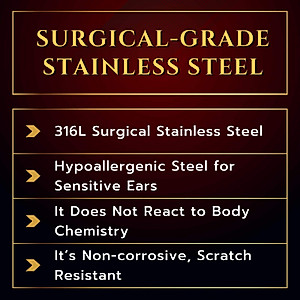 2Pcs Surgical Steel 16 gauge 23/64" 9mm cartilage horseshoe earring Piercing Jewelry Daith Helix Rook Septum 3mm Ball M10937