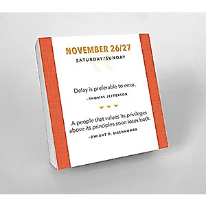 2022 Great Quotes From Great Leaders Boxed Calendar: 365 Inspirational Quotes From Leaders Who Shaped the World (Daily Calendar, Desk Gift for Him, Office Gift for Her)