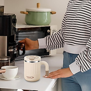 Insulated Coffee Mug - 480ml Coffee Tumbler | Vacuum Insulated Tumbler Cup with Handle & Lid | Double-Walled Portable Travel Mug | Leak-Proof Thermal Drink Container for Home, Ofice & Camping