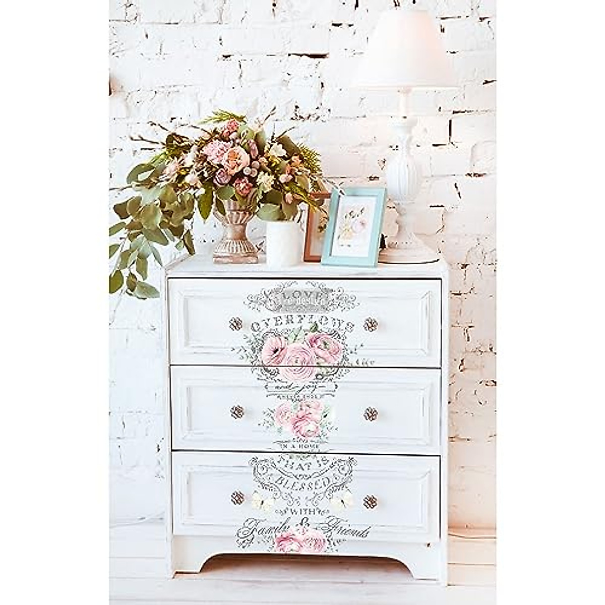 Prima Marketing Redesign Decor Transfers, Overflowing Love