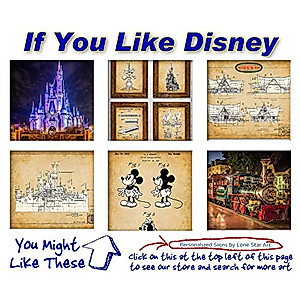 Cinderella's Castle - 11x14 Unframed Art Print - Great Home and Nursery Walt Disney World Wall Art Magic Kingdom Room Decor or Gift Under $15 for WDW Fans