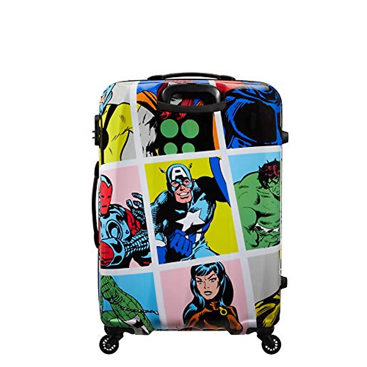 American Tourister Luggage Suitcase, Multicolored (Marvel Pop Art), L (75 cm-88 L)