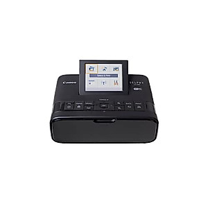 Canon SELPHY CP1300 Wireless Compact Photo Printer + RP-108 High-Capacity Color Ink/Paper Set Bundle, Black