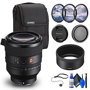 Sony FE 50mm f/1.2 GM Lens E (SEL50F12GM) + Filter Kit + Cap Keeper + Cleaning Set (Renewed)