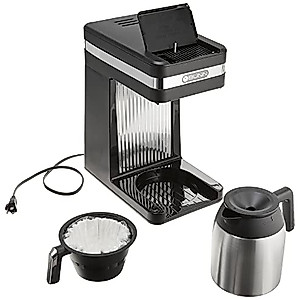 BUNN 55200 CSB3T Speed Brew Platinum Thermal Coffee Maker Stainless Steel, 10-Cup, Black