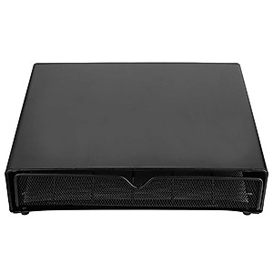 Black Coffee Capsule Holder Drawer Storage Rack Organizer for 36Pcs Capsules Suitable for Home Office