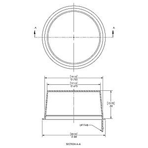 Caplugs L-8X L Series – Plastic Lift-Tab Tapered Plug, 200 Pack, Red LD-PE, Cap OD 0.88" x Plug ID 0.755" Hole Protection, Leak Prevention, Masking, Painting, Powder Coating, Plating (99394639)
