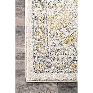 nuLOOM Minta Vintage Runner Rug, 2' 6" x 10', Gold