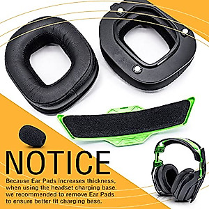 A50 GEN 3 Mod Kit Ear Pads Replacement for Astro A50 GEN 3 Headset - Notice: EARPADS Need to BE Removed When Using The Headphone Base (Not Compatible with A50 Gen 4)