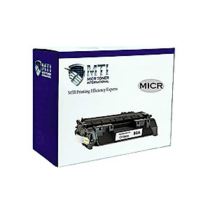 MICR Toner International Magnetic Ink Cartridge Replacement for HP 80A CF280A LaserJet Pro 400 Printers