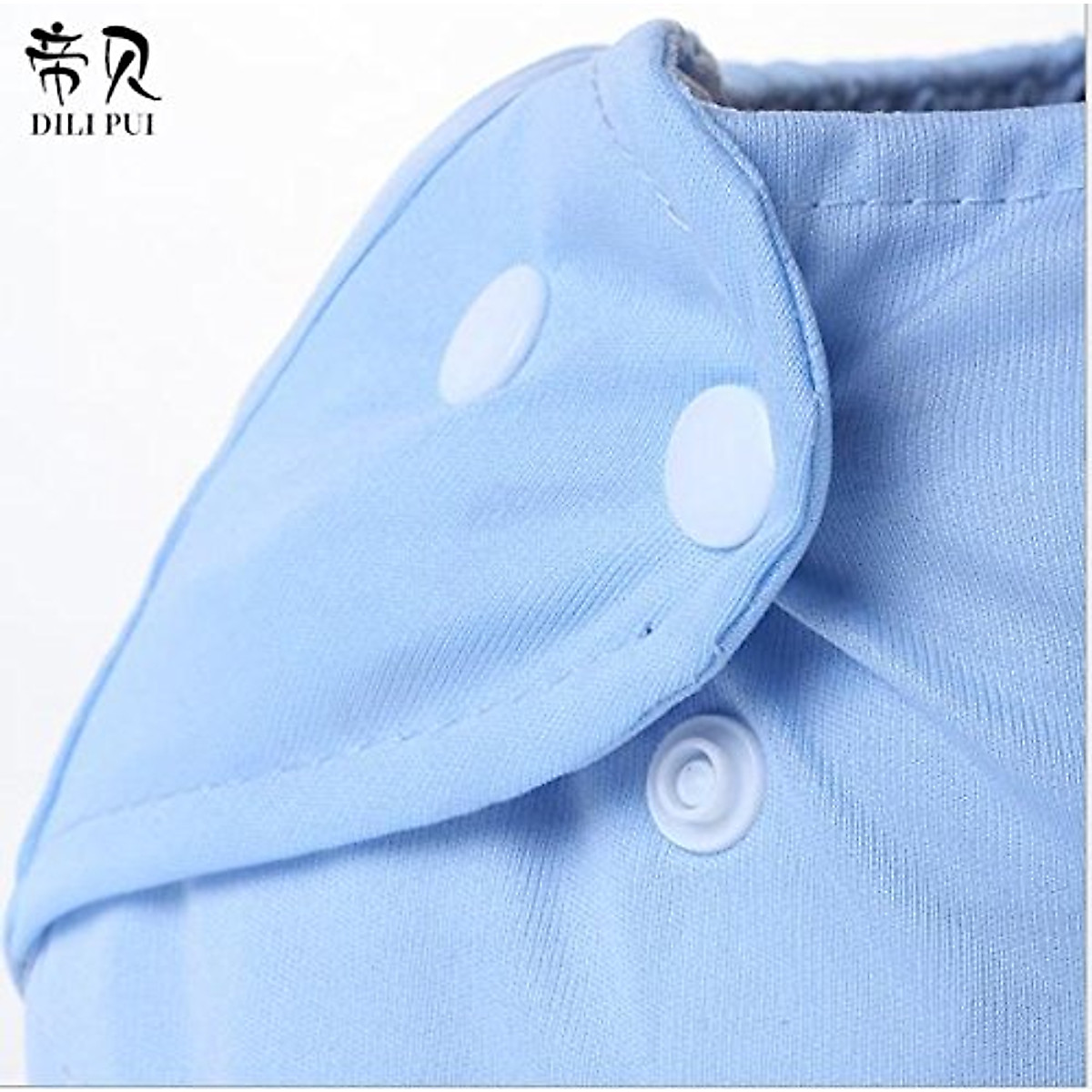 Adjustable Reusable Swim Waterproof Nappy/Diaper Cover. One Size fits All. (Blue)