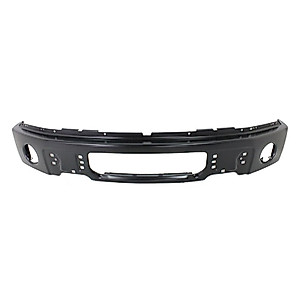 MBI AUTO - Primered, Steel Front Bumper Face Bar Shell for 2009 2010 2011 2012 2013 2014 Ford F150 Pickup W/Fog 09-14, FO1002413