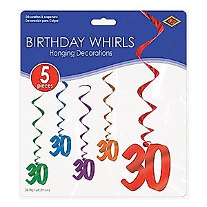 30 Whirls (asstd colors) (5/Pkg)