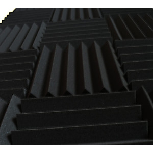 96 Acoustic Foam Panel Wedge Studio Soundproofing Wall Tiles 12" X 12" X 2"