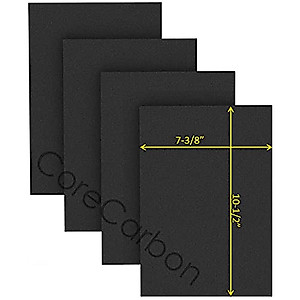 CoreCarbon 4-Pack HRF-A100 Exact Fitment Pre-Filter Designed to Fit Honeywell Insight Air Purifier Models HPA5100, HPA5100W, HPA5100B