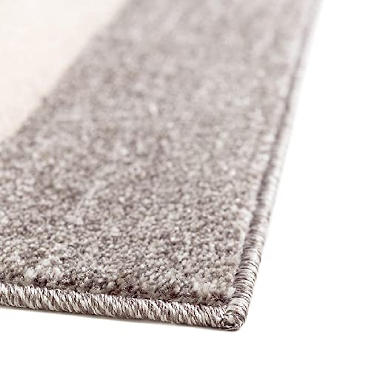 Unique Loom Del Mar Collection Area Rug-Transitional Inspired with Modern Contemporary Design, Rectangular 7' 0" x 10' 0", Gray/Ivory