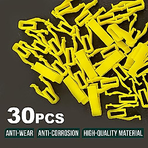 30pcs Plastic Nylon Speaker Cover Clip Switch Bezel Clip Compatible With Toyota Lexus 9046710203