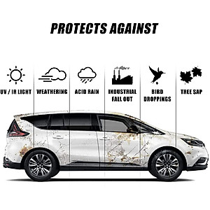 Autokcan Graphene Ceramic Coating, 10H Graphene Coating for Car Detailing, Advanced UV Technology Super High Gloss Anti-Scratch Hydrophbic Mirror Paint Sealant 7 Years Prorection