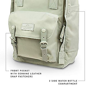 Doughnut Macaroon Nature Pale Series 16L Travel School Ladies College Girls Lightweight Commuter Casual Daypacks Bag Backpack (Lichen)