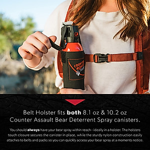 Counter Assault Bear Spray with Holster - 10.2 Oz