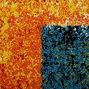 Home Dynamix Splash Scarlet Rug 1'9"x7'2" Ivory/Pink/Orange/Blue