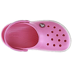 Crocs Unisex-Child Crocband Clogs (Todder Shoes), Ballerina Pink, 10 Toddler