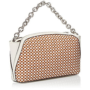 Calvin Klein Hailey Micro Pebble Small Crossbody, Rye Multi Weave