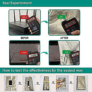 Wzglod 5G Anti-Radiation Pregnant Blanket Radiation Protection Cotton Blanket Maternity Baby EMF Shield Shield Soft and Breathable,A