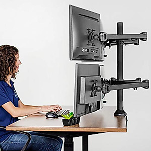 VIVO Steel Hex 23 to 32 inch LED LCD Computer Monitor, Heavy Duty Desk Mount, Fully Adjustable Stand, Holds 6 Screens, STAND-V106A