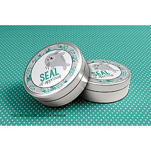 Seal of Approval Appreciation & Encouragement Sticker Labels, 40 2" Party Circle Stickers by AmandaCreation, Great for Teachers, Co Workers, Employees and Anyone Who Needs to Feel Appreciated