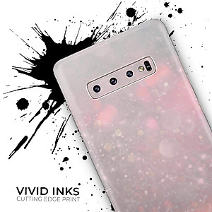 DesignSkinz Muted Pink and Grunge Shimmering Orbs Protective Vinyl Decal Wrap Skin Cover Compatible with The Samsung Galaxy S20 (Screen Trim & Back Glass Skin)
