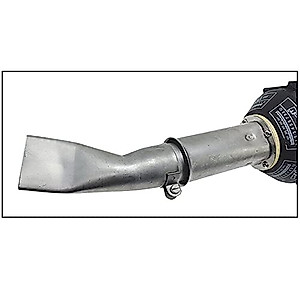 Beyondlife 1600W Plastic Welder Hot Air Welder Heating Gun PVC Vinyl Rod Welding Hot Gas Pistol Tool Kit with Two Flat Speed Nozzles