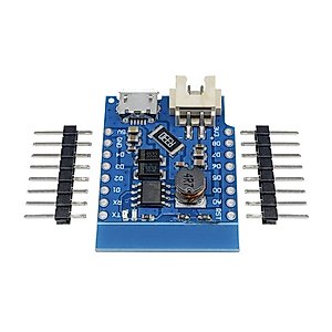 Onyehn 4pcs for Wemos D1 Mini Battery Shield Micro USB Single Lithium Battery Charging Boost Module with Pins LED Indicator 5V 1A DC