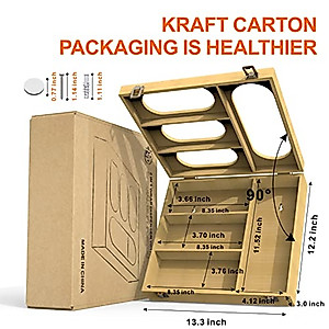 AILUROPODA Ziplock Bag Organizer for Drawer, Food Bag Storage Organizer Compatible with Gallon, Quart, Sandwich and Snack Various Sizes