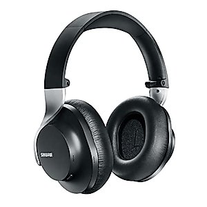 Shure AONIC 40 Over Ear Wireless Bluetooth Noise Cancelling Headphones with Microphone, Studio-Quality Sound, 25 Hour Battery Life, Fingertip Controls, iPhone & Android Compatible - Black