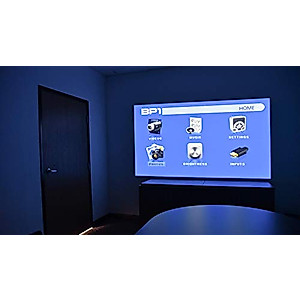 AAXA BP1 Speaker Projector – Bluetooth 5.0, Battery Power Bank, Up to 6 Hour Projection or 24 Hours Playtime, USB C Mirroring, Onboard Media Player, HDMI, DLP Portable Mini LED Projector (Renewed)