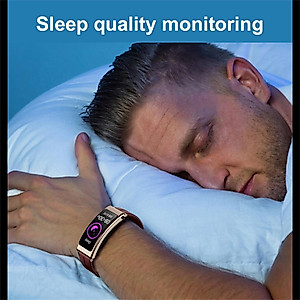 2023 New Upgrade Sports Smartwatch with Wireless Earphones 2 in 1 Ultrathin 1.14inch IPS Touch-Screen Ipx6 Waterproof Multi Sport Mode Bv5.2 Compatible with iOS & Android for Sports (Rose Gold)