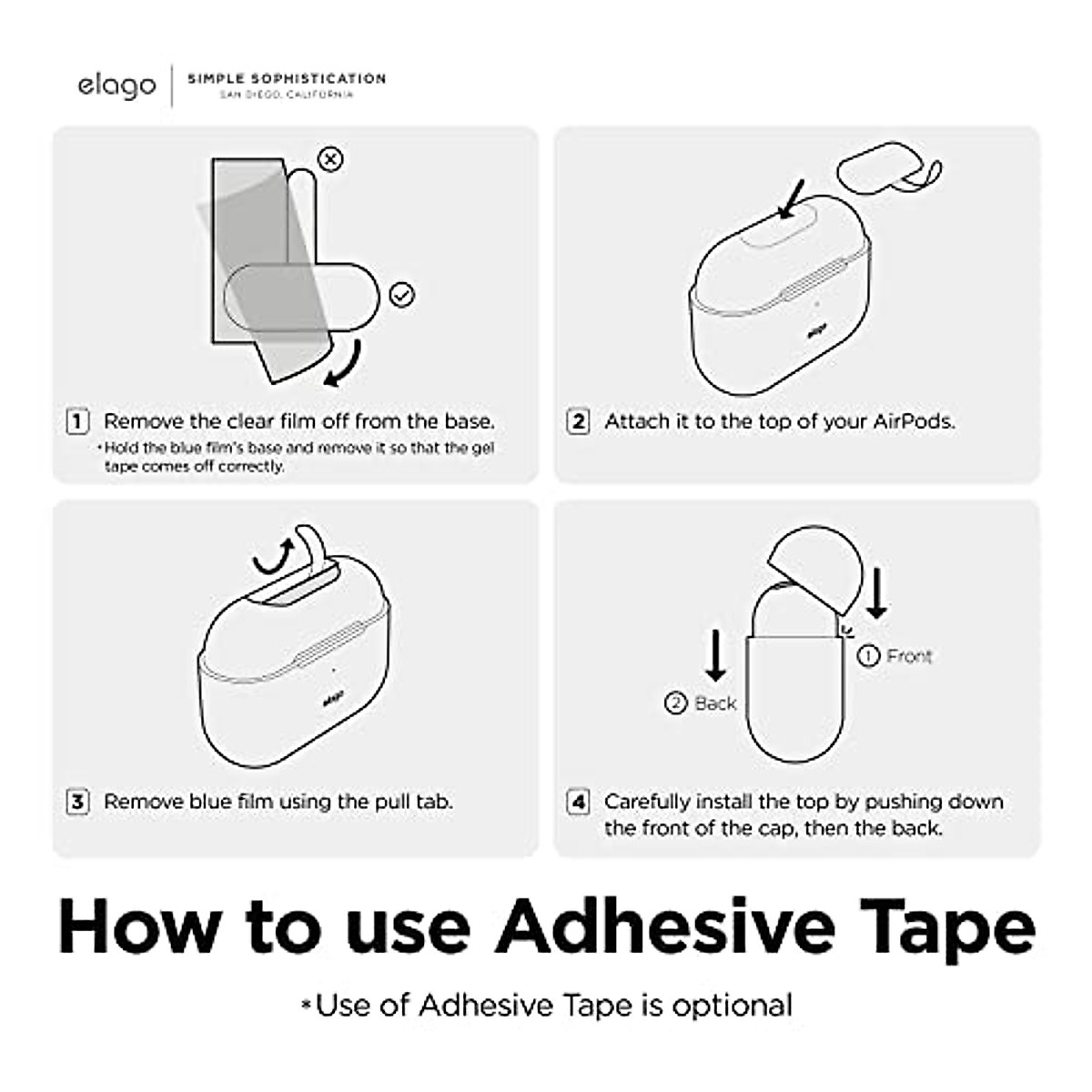 elago Snapshot Compatible with AirPod Case with AirTag Holder (AirPods 3) - Cute Camera Design with Keychain, Durable Silicone, Supports Wireless Charging - Tracking Device Not Included
