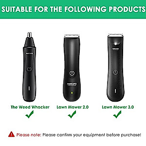 Mrgru Replacement Charger Charging Dock Base and Adapter Compatible with MANSCAPED Lawn Mower 3.0 & 2.0 Weed Whacker Electric Groin Hair Trimmer Power Cord Supply