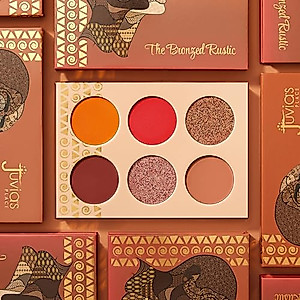 Juvia's Place Golden&Rustic - Shades of 6, Eyeshadow Palette, Professional Eye Makeup, Pigmented Eyeshadow Palette, Makeup Palette for Eye Color & Shine