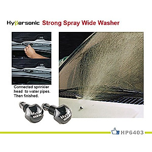 Hypersonic Universal Car Windshield Washer Sprayer 2Pcs Vehicle Nozzle