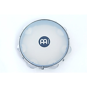 Meinl Percussion PA10ABS-BK 10-Inch ABS Plastic Pandeiro with Synthetic Head, Black