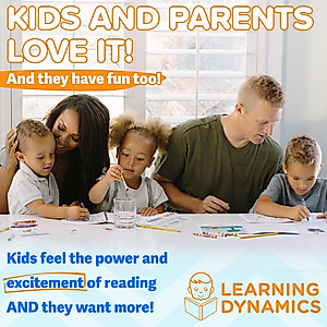 Learning Dynamics 4 Weeks to Read | Reading Program for 4 to 7 Years Old | Build Confidence with Their Own Personal Library, Includes 50 Books, Teaching Manual, Activities and Workbooks
