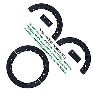 POSFLAG 753-0613 Snowblower Auger Kit with 731-1033 Sheave Plate 954-0101A Drive Belt 954-04032B Drive Belt 946-0910A Clutch Cable Replaces 721-0287, 731-0780, 931-0782A for MTD Snowblower Parts