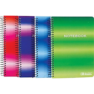 6 Pk, Bazic Personal/assignment Notebook 120 Sheets Per Notebook