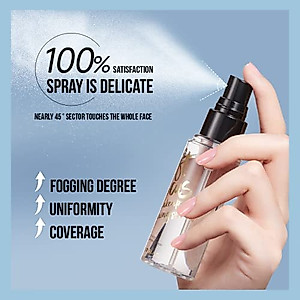 CARSLAN Matte Setting Spray, 12h Long Lasting Makeup Finishing Spray, Oil control Face Primer Mist for All Skin, Cruelty-free Vegan Formula with Chamomile, 1.7 Fl Oz