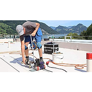 Weldy Foiler ETL Automatic Plastic Hot Air Welder 20mm for Welding PVC Banners/TPO/EPDM/Tauplins, Automatic PVC Banner Welding Machine 1700W